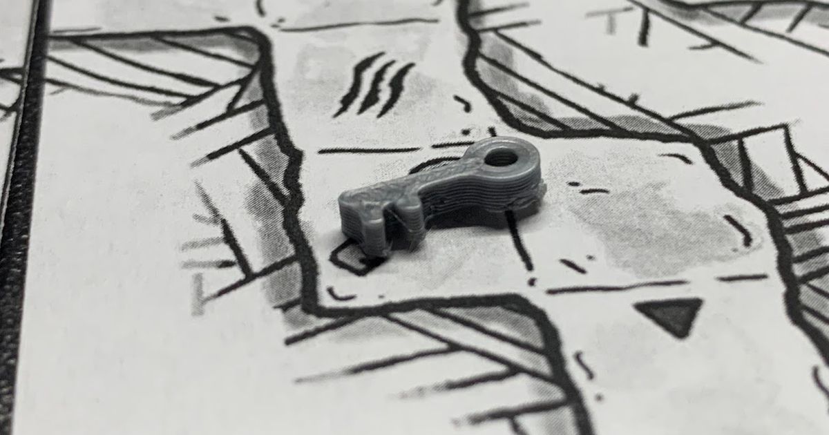 "Key" Model Marker for Board Games 10mm by EduOzzy | Download free STL ...