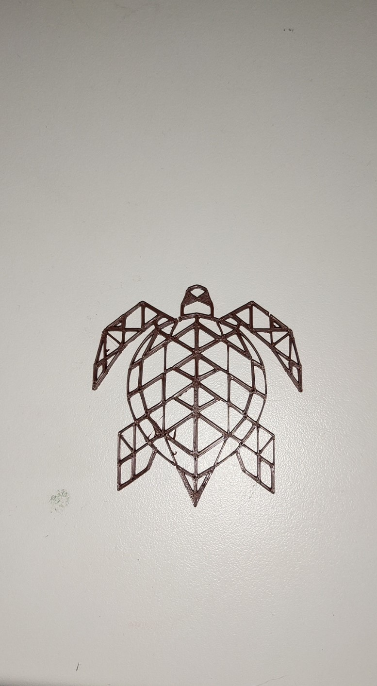 Wall art - 2D line art - Turtle by Arash68 | Download free STL model ...