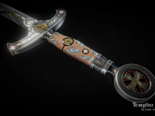 TEMPLAR SWORD by Sergio Suárez | Download free STL model | Printables.com