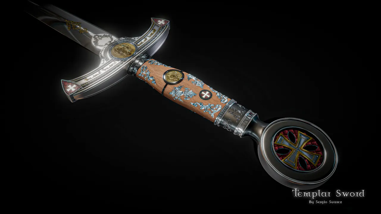 TEMPLAR SWORD by Sergio Suárez | Download free STL model | Printables.com