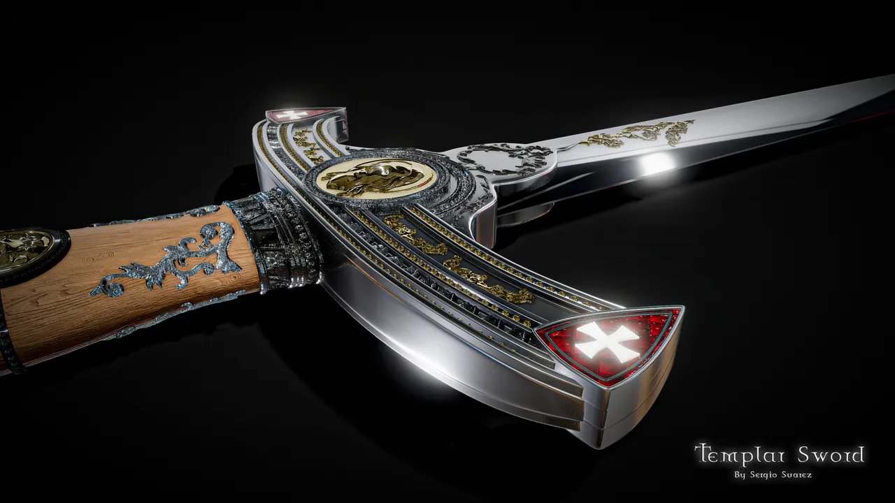 TEMPLAR SWORD by Sergio Suárez | Download free STL model | Printables.com