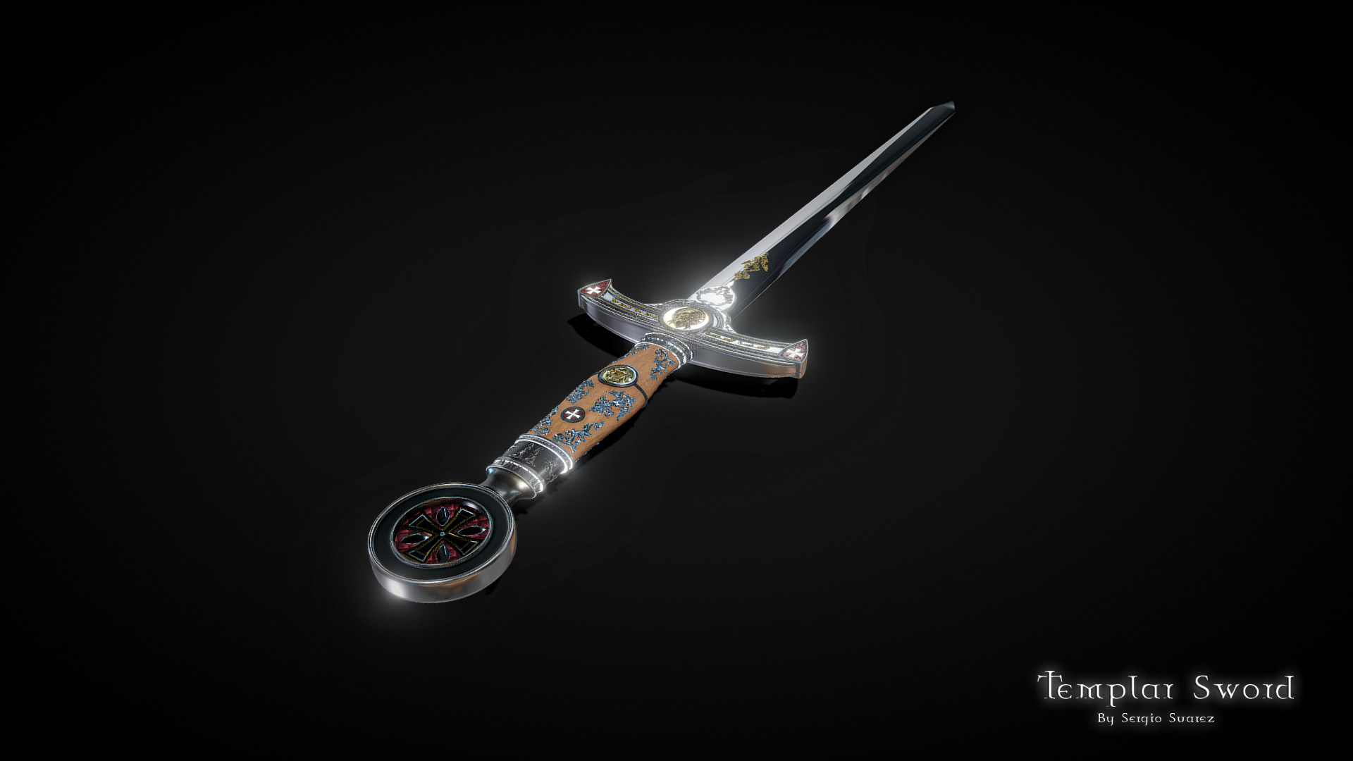 TEMPLAR SWORD by Sergio Suárez | Download free STL model | Printables.com