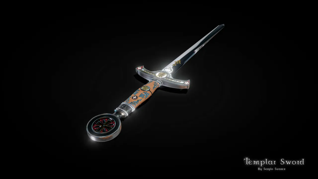 TEMPLAR SWORD by Sergio Suárez | Download free STL model | Printables.com