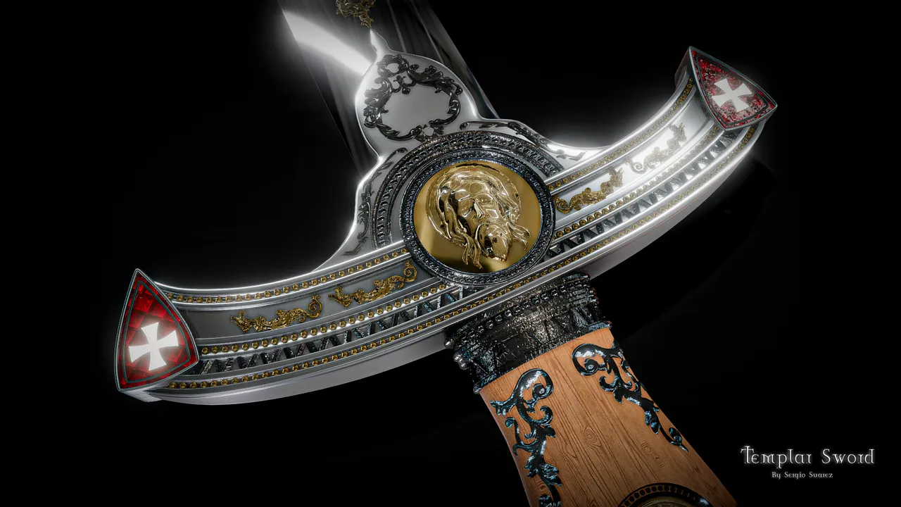 TEMPLAR SWORD by Sergio Suárez | Download free STL model | Printables.com