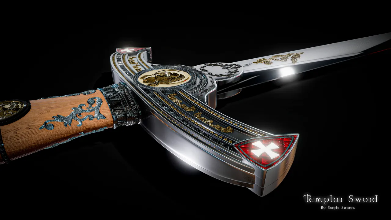 TEMPLAR SWORD by Sergio Suárez | Download free STL model | Printables.com