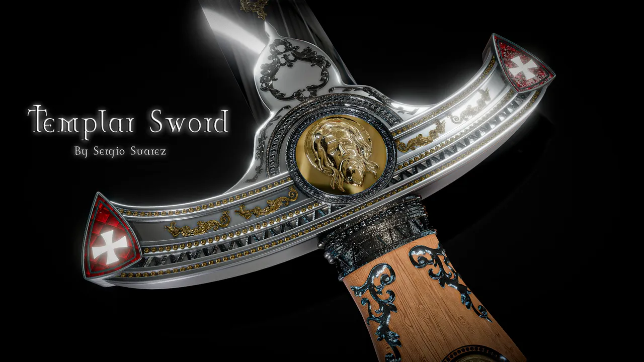 TEMPLAR SWORD by Sergio Suárez | Download free STL model | Printables.com