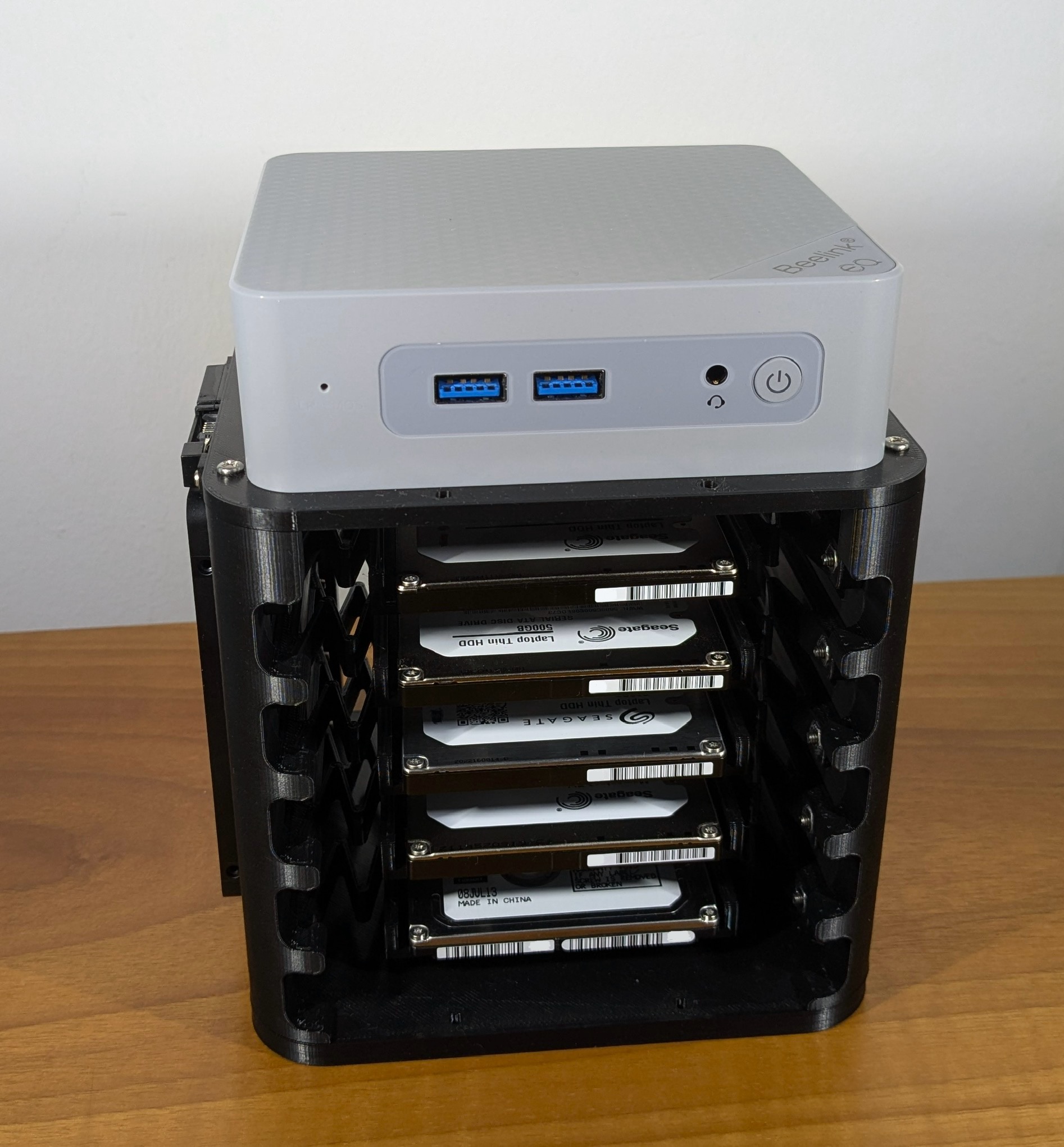 N100 NAS - 5 bays (2.5" HDD) por spartagoose | Descargar modelo STL ...