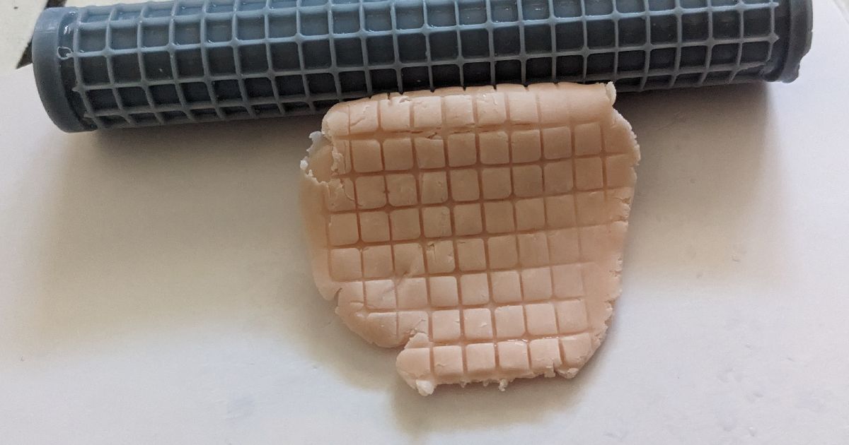 Texture Rolling Pin - Diamond Corner Tile Pattern by Texture Rollers ...