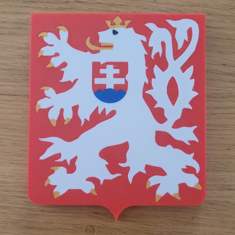 National emblem of Czechoslovakia by WoTanCZSK | Download free STL ...
