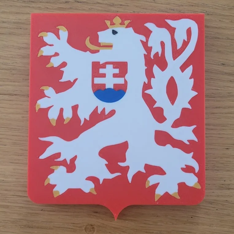 National emblem of Czechoslovakia by WoTanCZSK | Download free STL ...