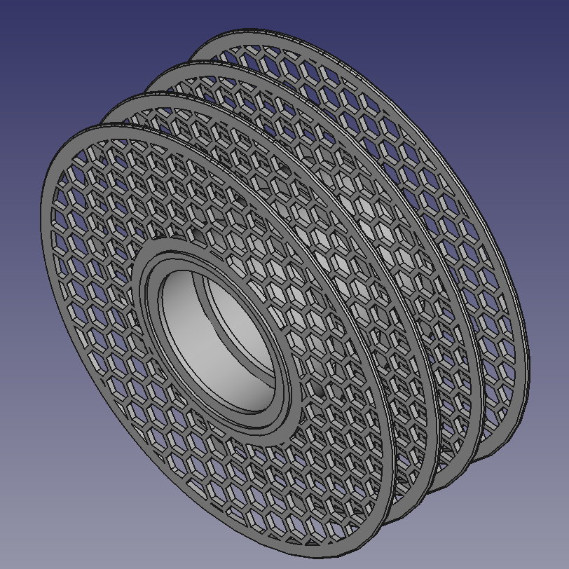 Multi-Filament Small Spool by klchidester7 | Download free STL model ...