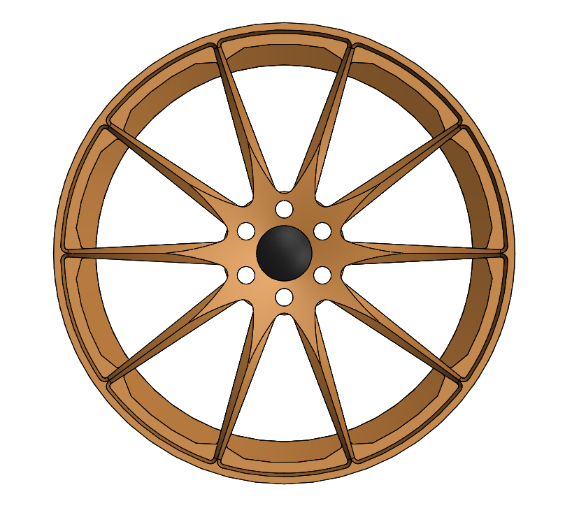 Small Car Rim - 01 by Corsa Racer | Download free STL model ...