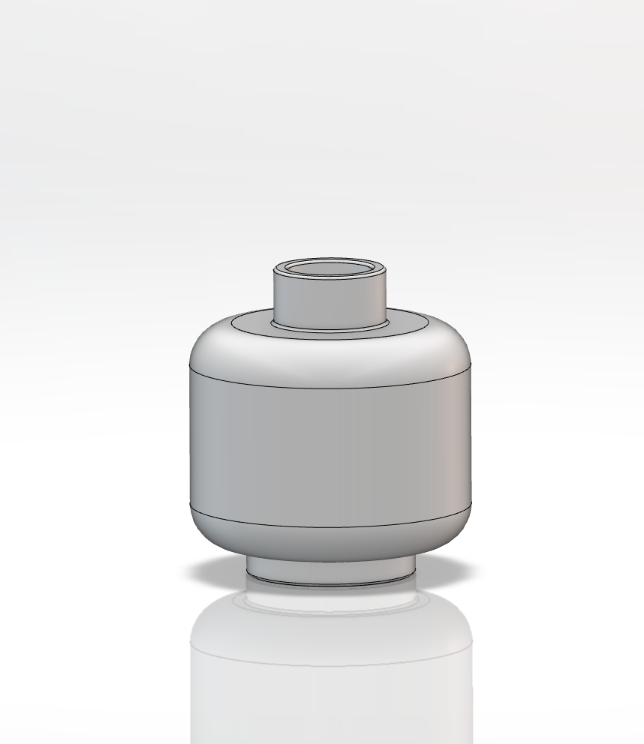 Lego head basic fits normal minifigure by MONSTER MUSKIE | Download ...