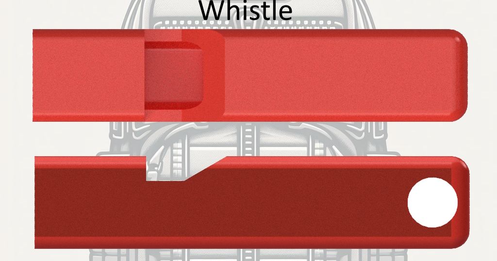 Zipper replacement pull whistle by R.deBrouwer | Download free STL ...