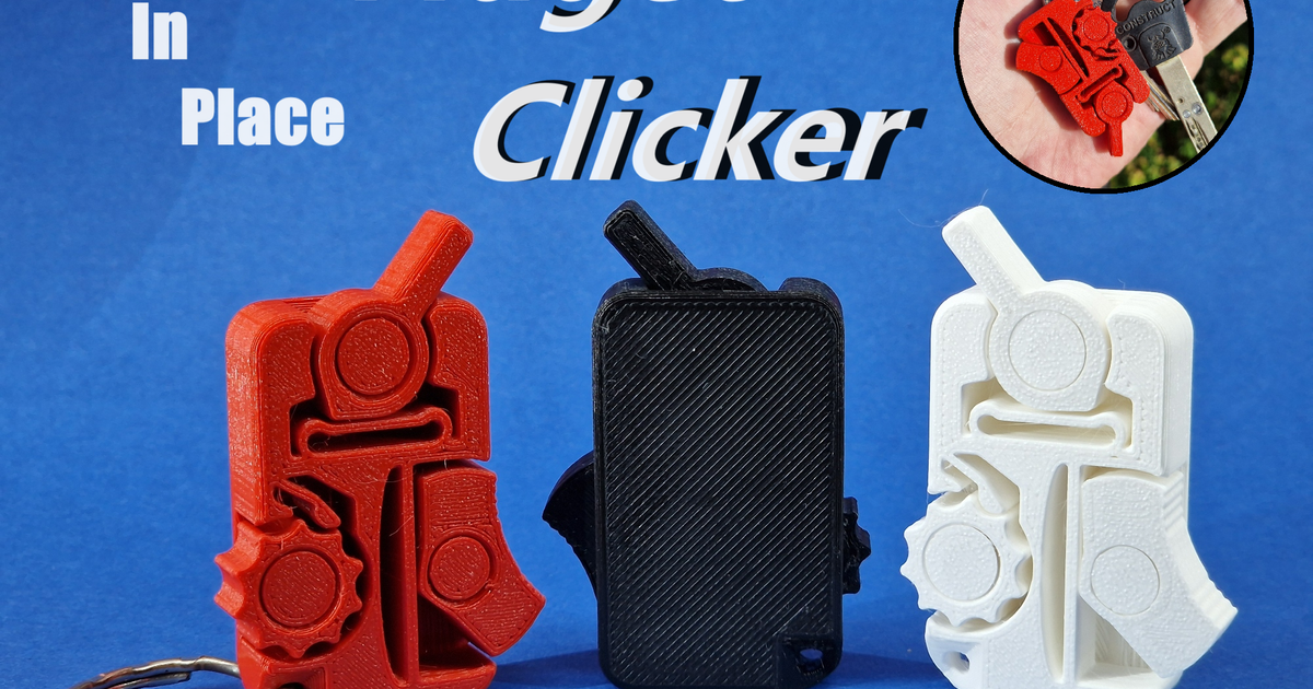 Print-In-Place Fidget Clicker by Frankee | Download free STL model ...
