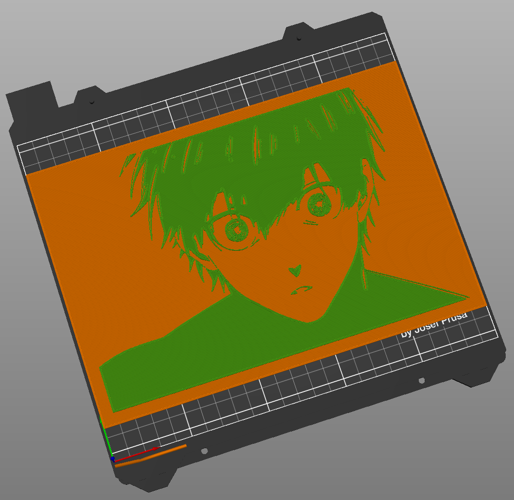 Blue Lock as printed image by Xargas | Download free STL model ...