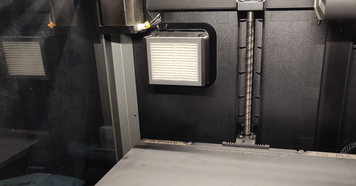 K1 HEPA FILTER SUPPORT by Andrea De Vitis | Download free STL model ...