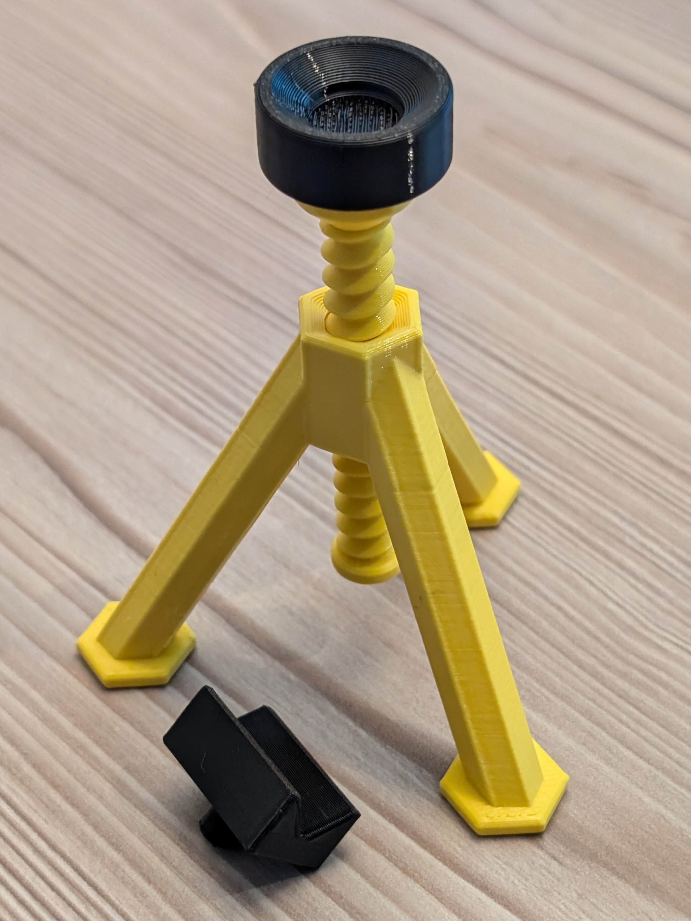 Hex-stand / tripod (print in place) by PRINTER | Download free STL ...