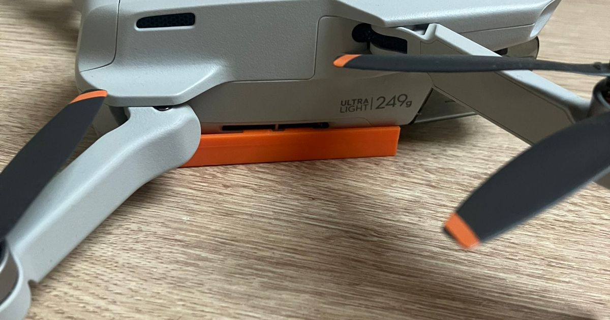 Dji mini 2 holder by kip | Download free STL model | Printables.com