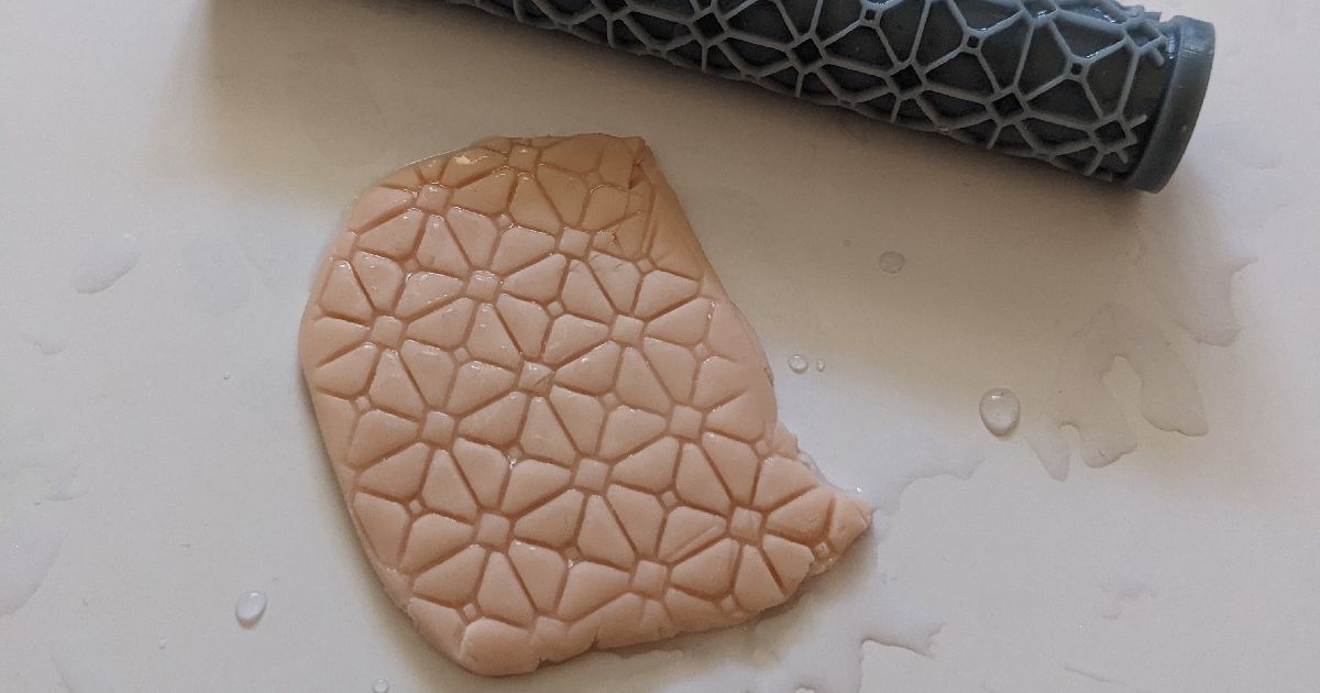 Texture Rolling Pin - Diamond Inlay Tiles by Texture Rollers And More ...