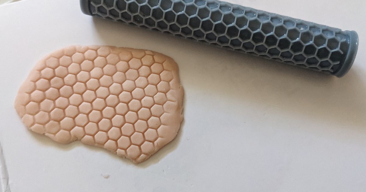Texture Rolling Pin - Hexagon Pattern by Texture Rollers And More ...