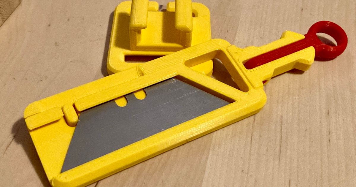 QUICK-CLIP (GEN 3): Utility Blade Holder by Satyr | Download free STL ...