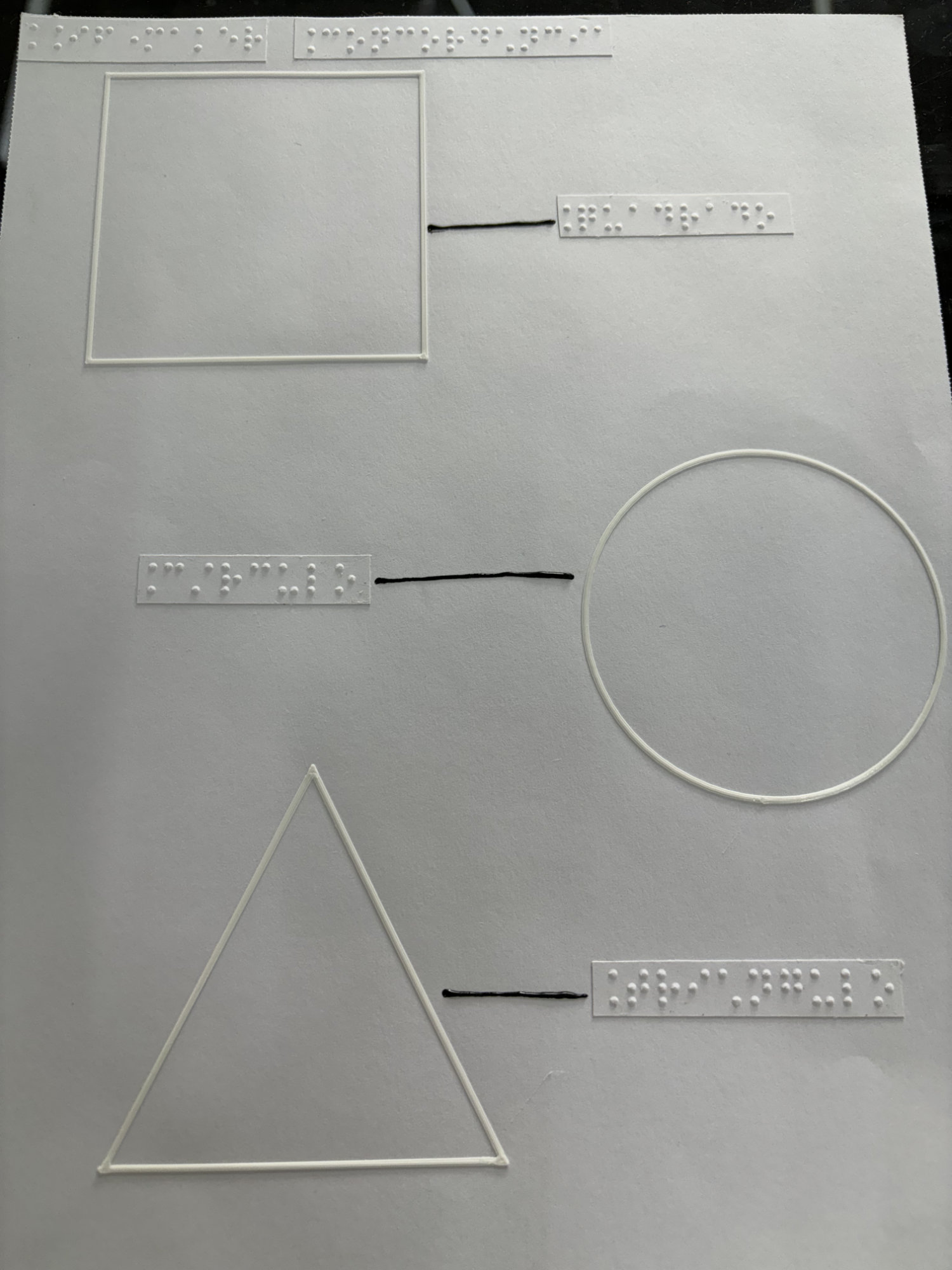 Tactile image: geometric shapes by GutenBar | Download free STL model ...