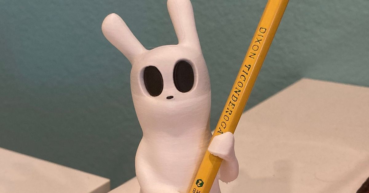 Rain World Slugcat Pencil Holder w/ AMS and Eye Change by Brando in ...