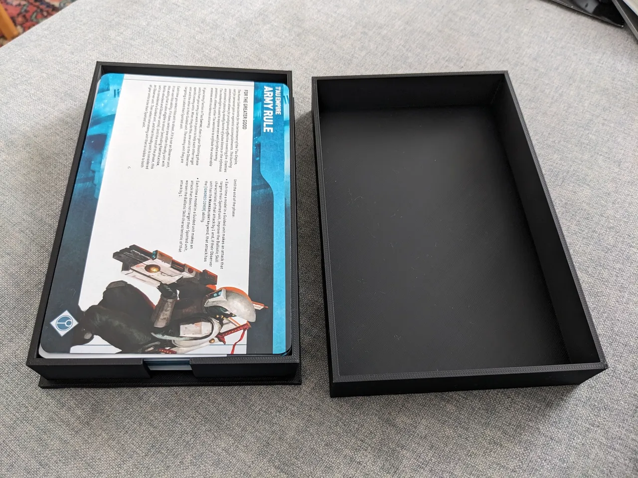 Tau Codex Datasheet Box by Porter Westling | Download free STL model ...