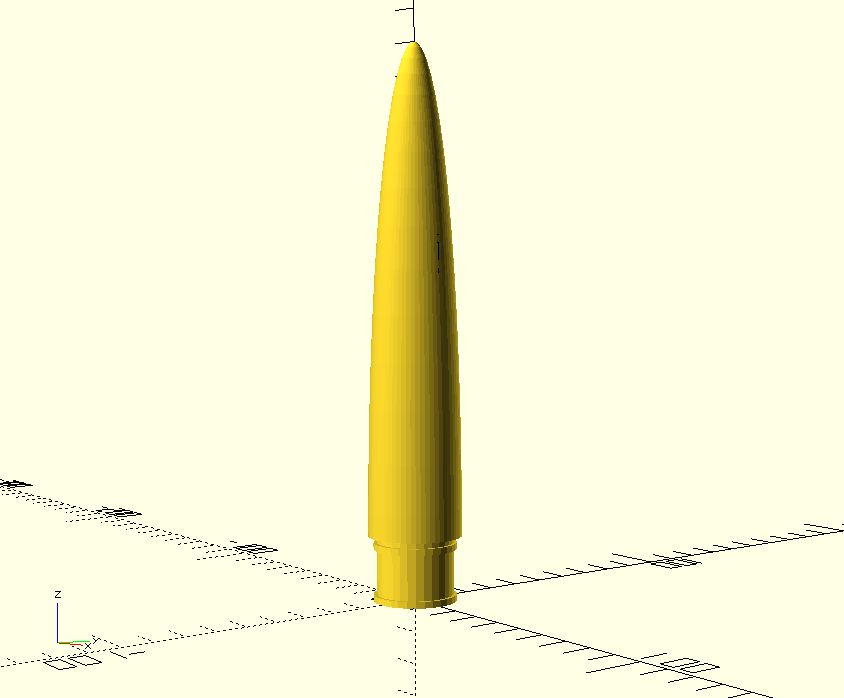 Model Rocket Nose Cone // Parametric by JohnHawley | Download free STL ...