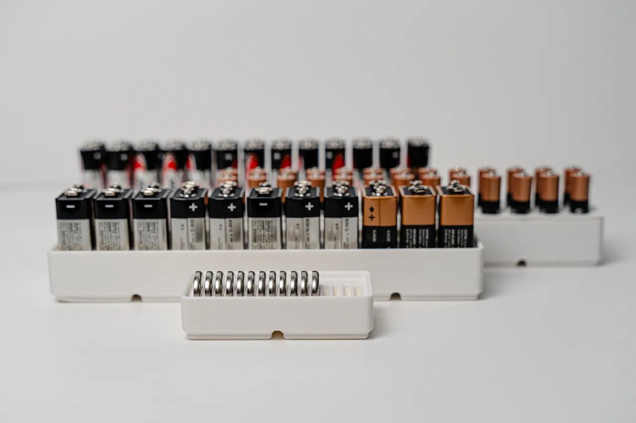Gridfinity - Battery Holders by Sebacho9 | Download free STL model ...