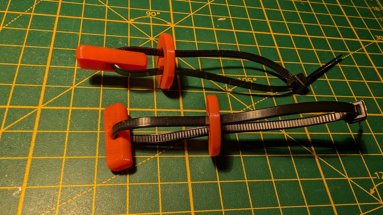 Cable tie panel fastener by merakrom | Download free STL model ...