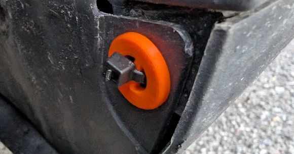 Cable tie panel fastener by merakrom | Download free STL model ...