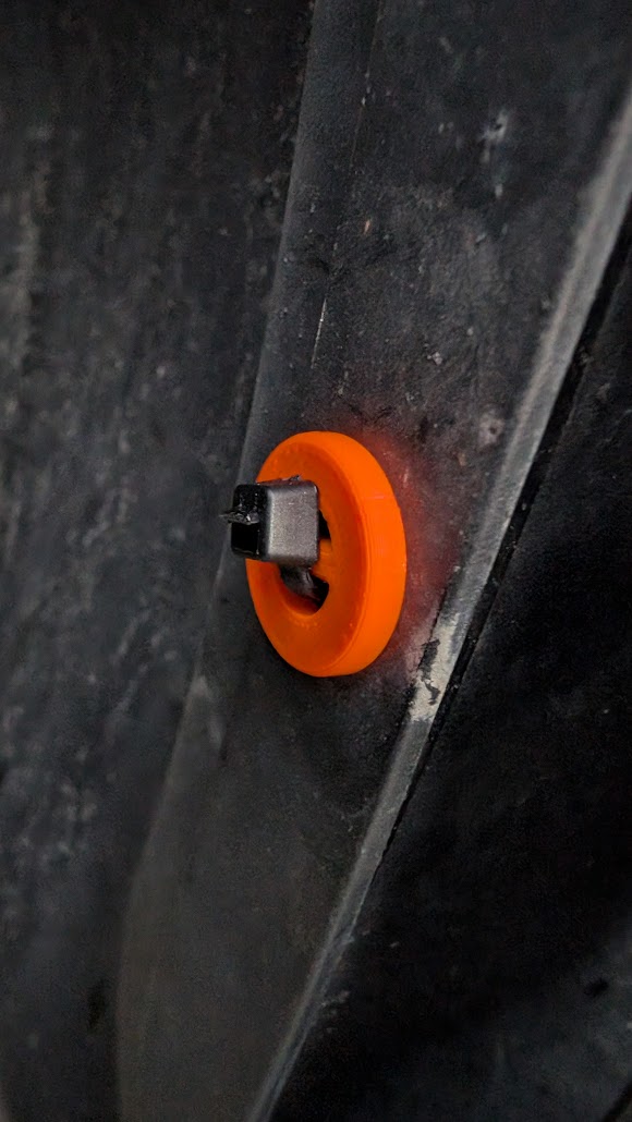 Cable tie panel fastener by merakrom | Download free STL model ...