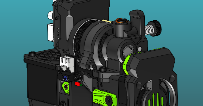 EVA 3DO nozzle cam V2 setup for V-core 4 by DJ_Designs | Download free ...