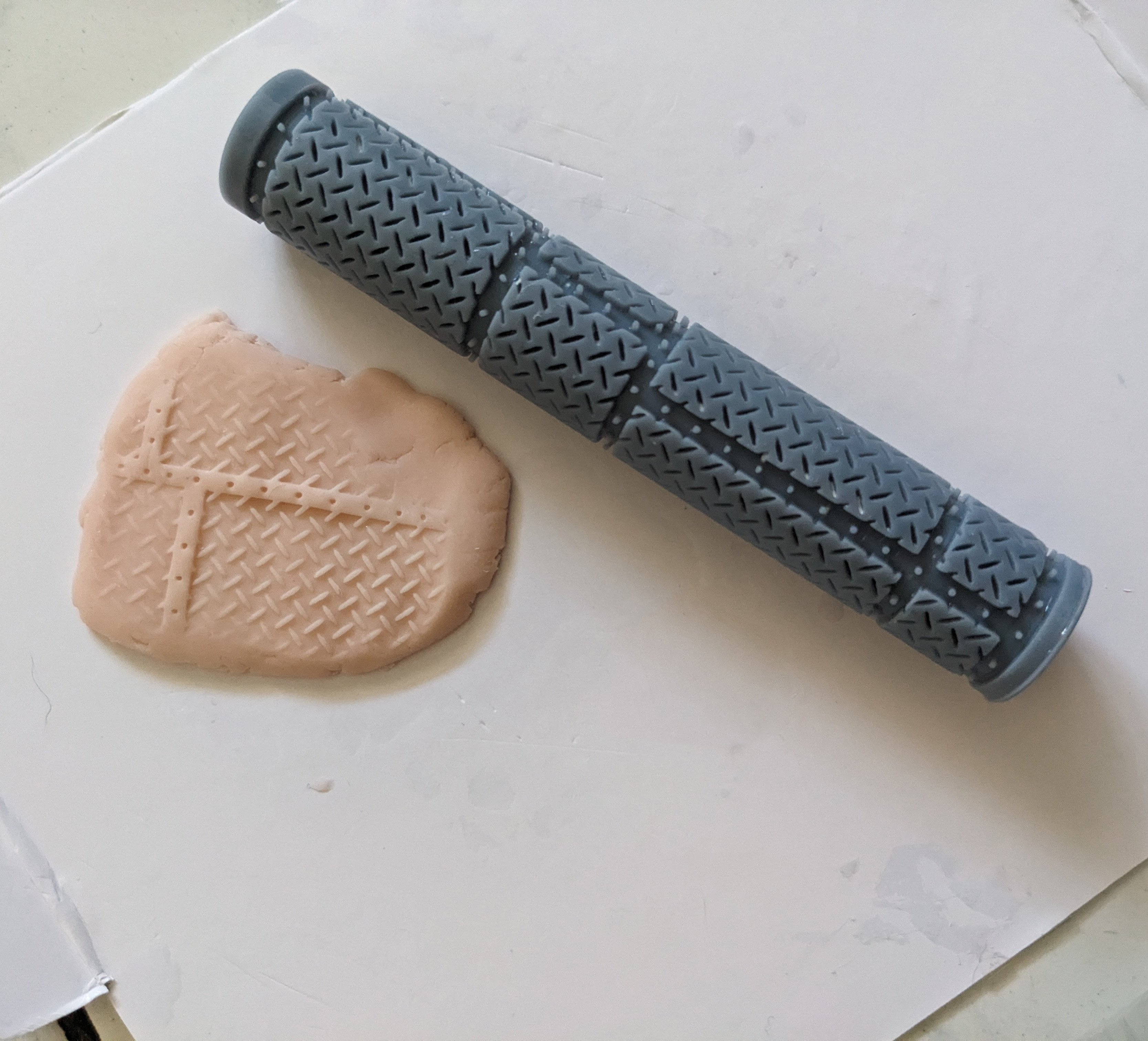 Texture Rolling Pin - Metal Crosshatch Panels by Texture Rollers And ...