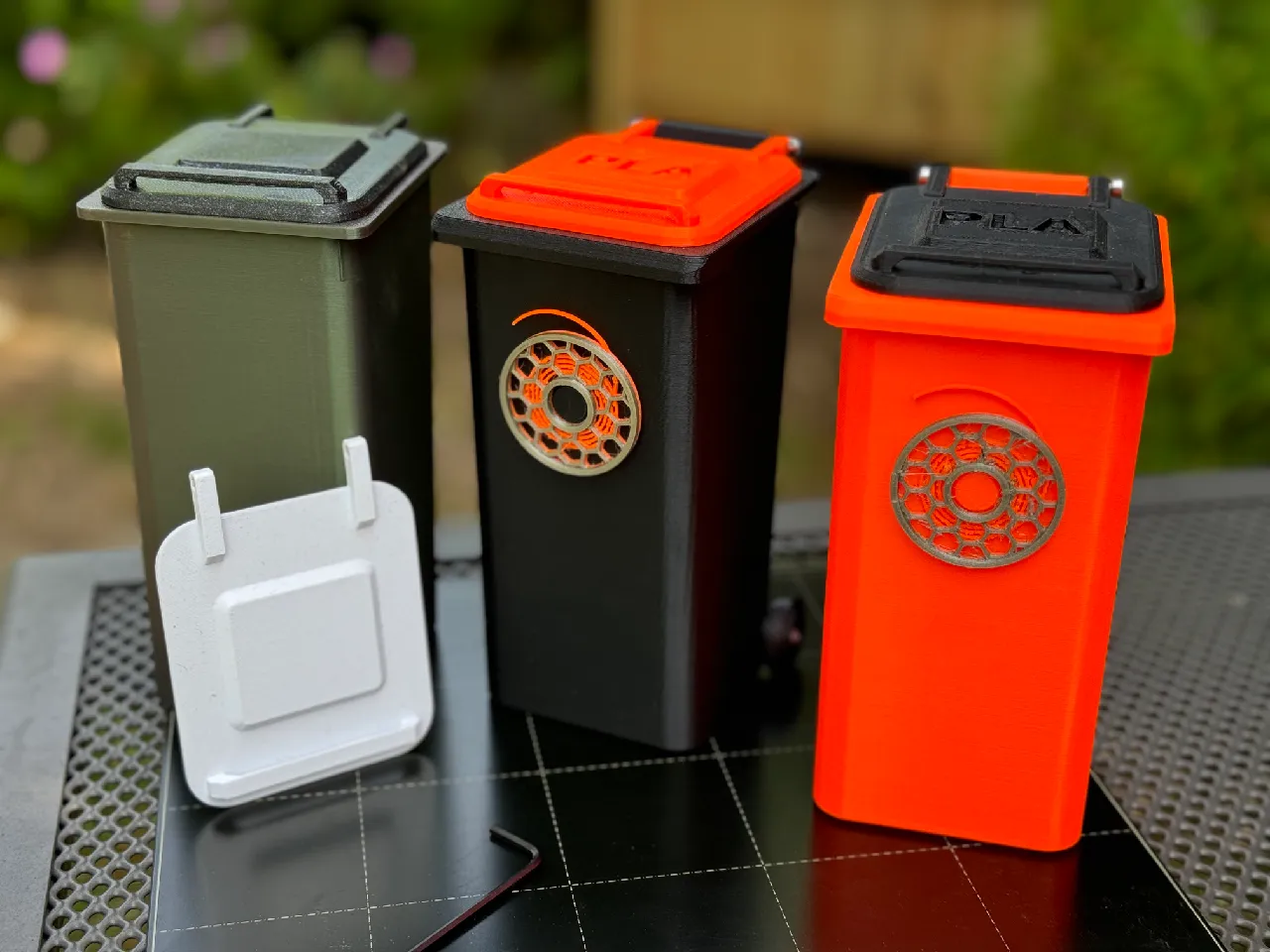 Mini wheelie bins store