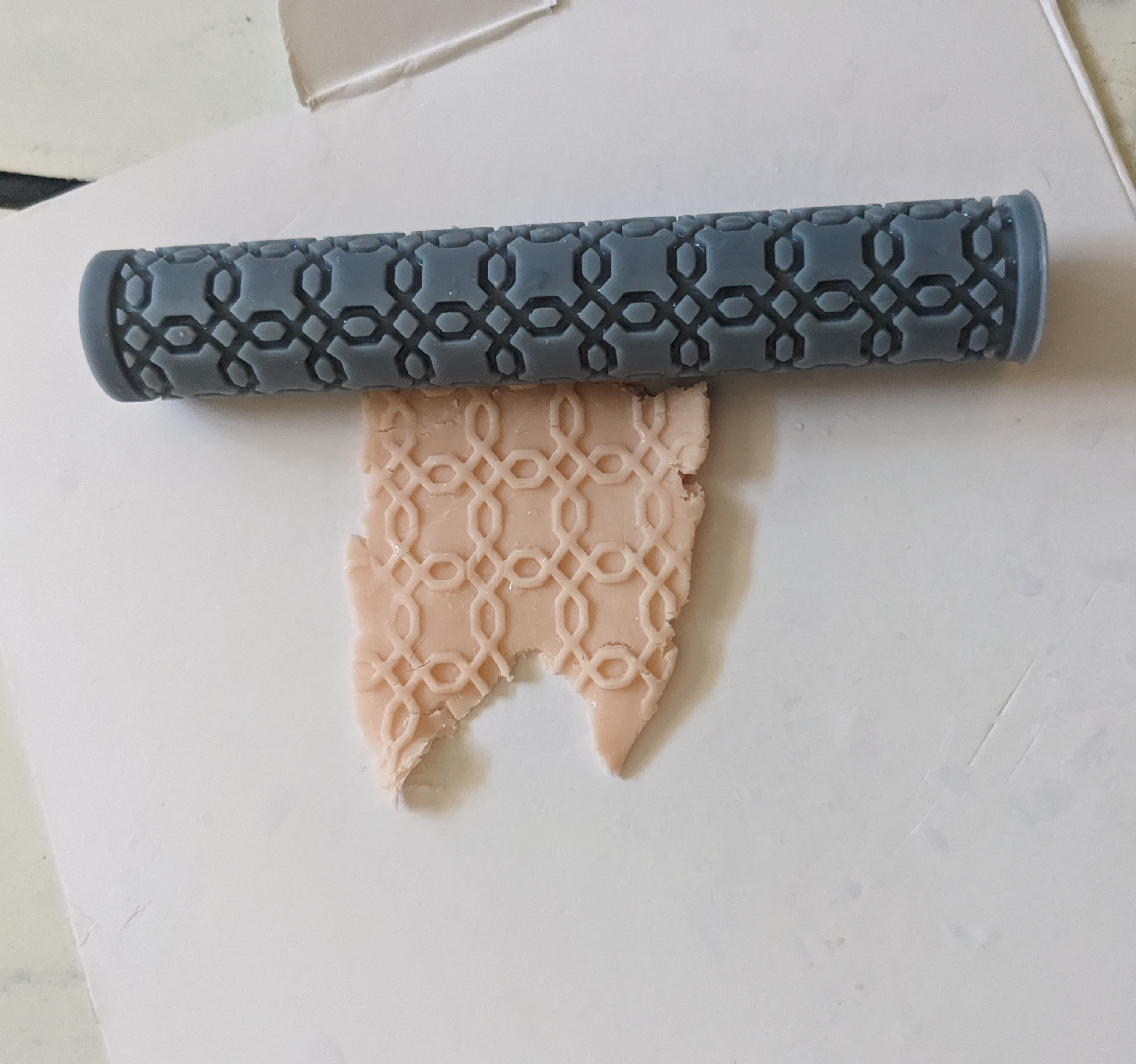 Texture Rolling Pin - Interwoven Trim Pattern by Texture Rollers And ...