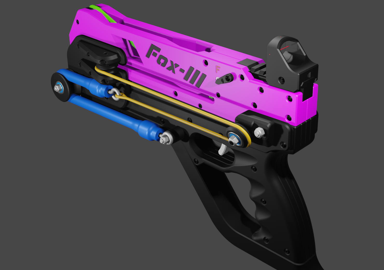 Repeating Crossbow/Sling Shot Pistol by 3DS3 | Download free STL model ...