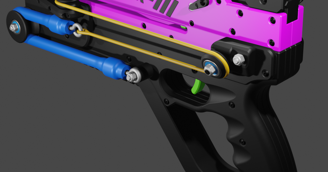 Repeating Crossbow/Sling Shot Pistol by 3DS3 | Download free STL model ...