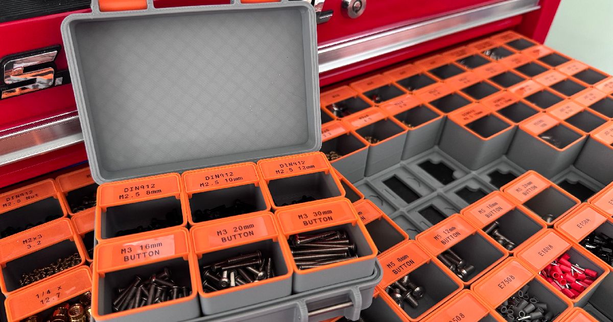 Rugged Box for Gridfinity 5U Bins by andrepadua | Download free STL ...