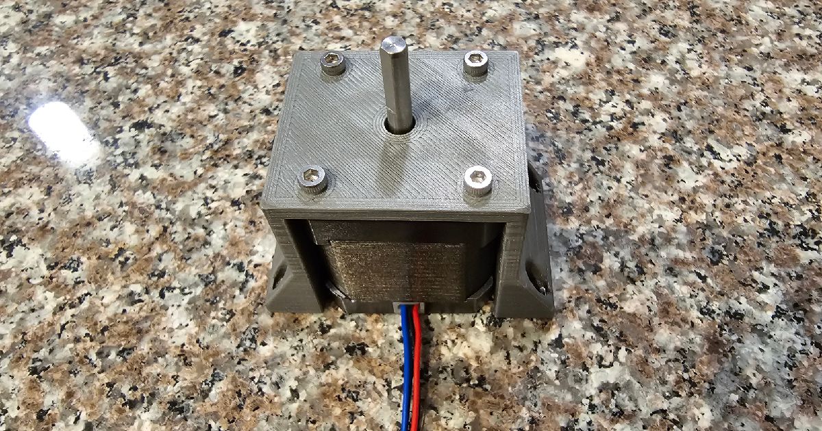 Nema 17 48mm Stepper Motor Vertical Mount by Reece Neff | Download free ...