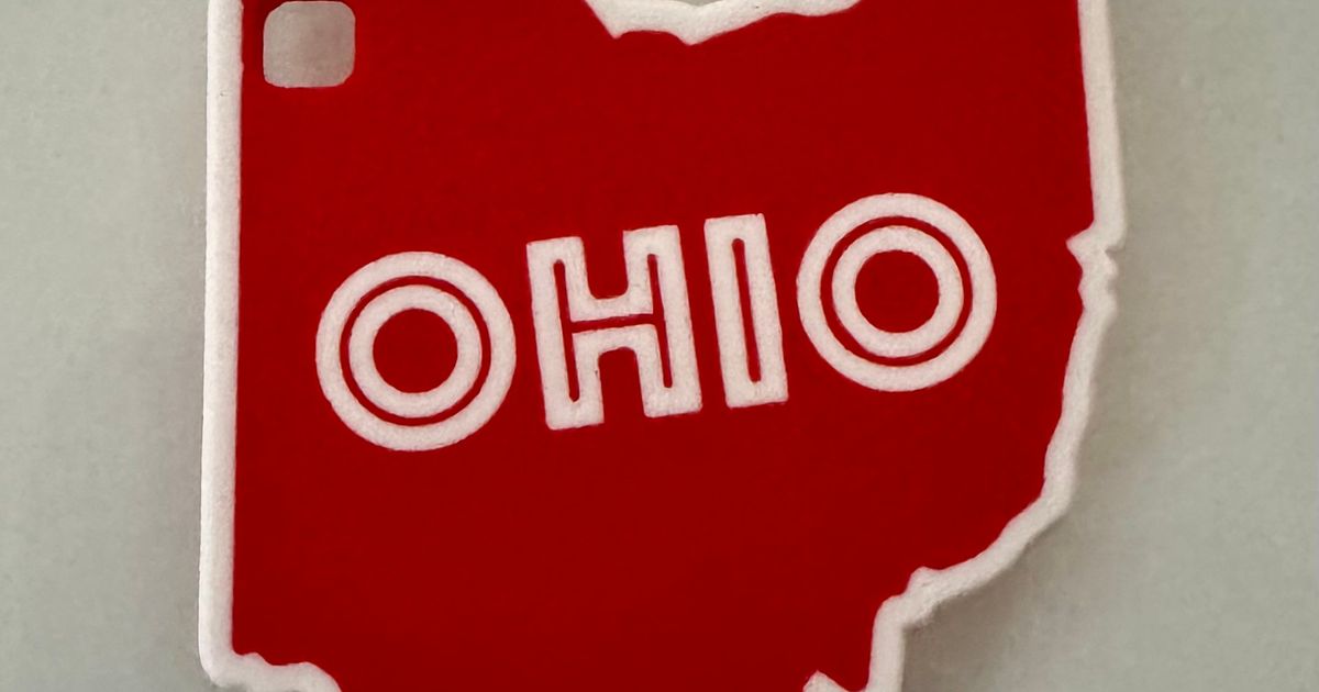 Ohio Keychain by PosterBored | Download free STL model | Printables.com