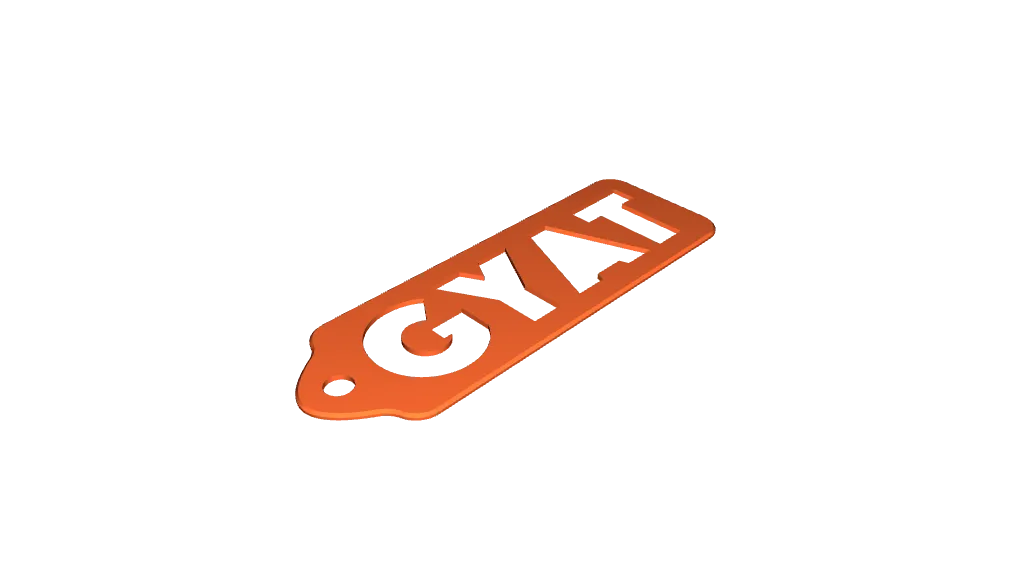 GYAT Keychain by PosterBored | Download free STL model | Printables.com