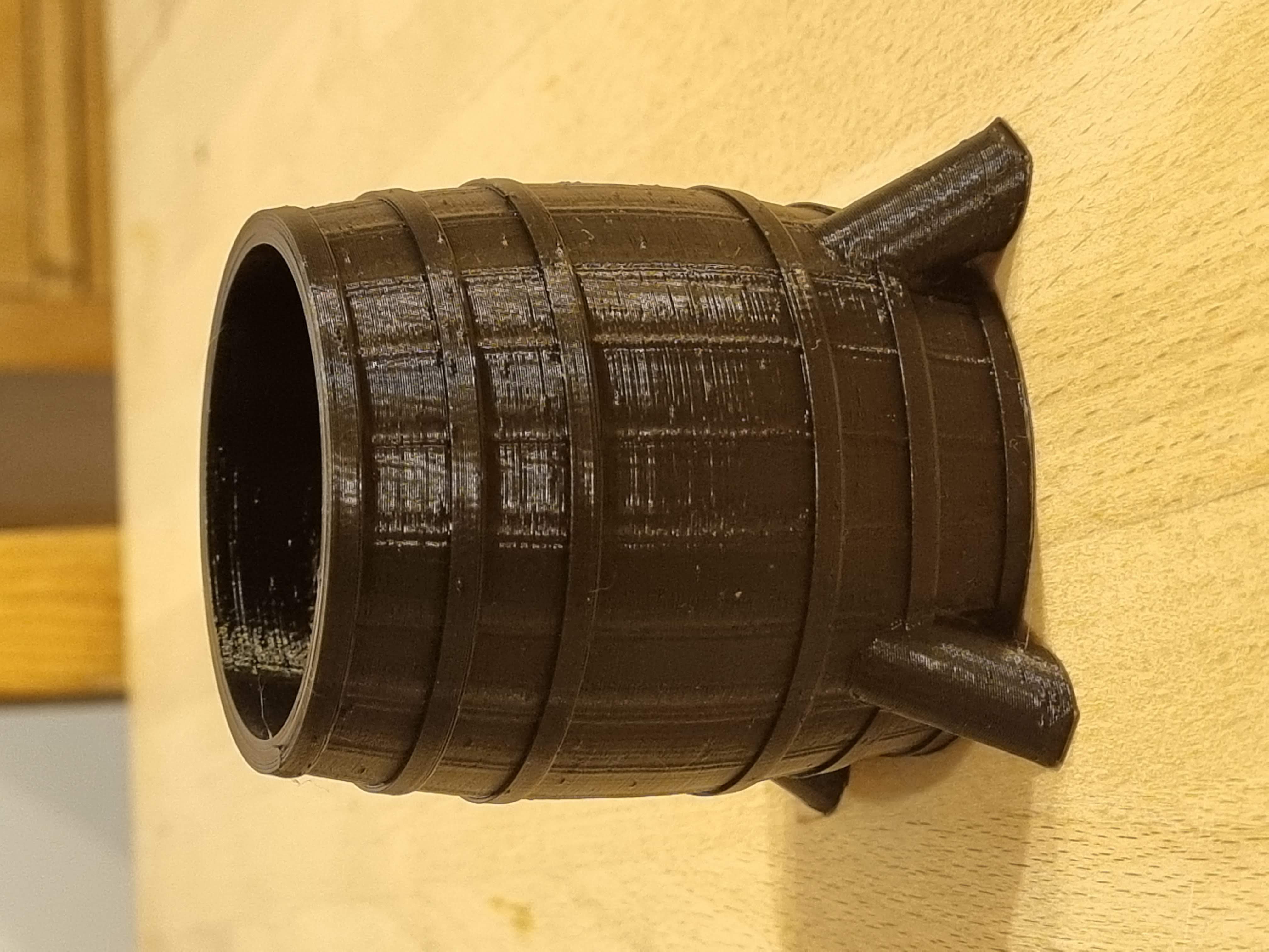Eggnog liquor snaps dispenser barrel shaped by AlexMu | Download free ...