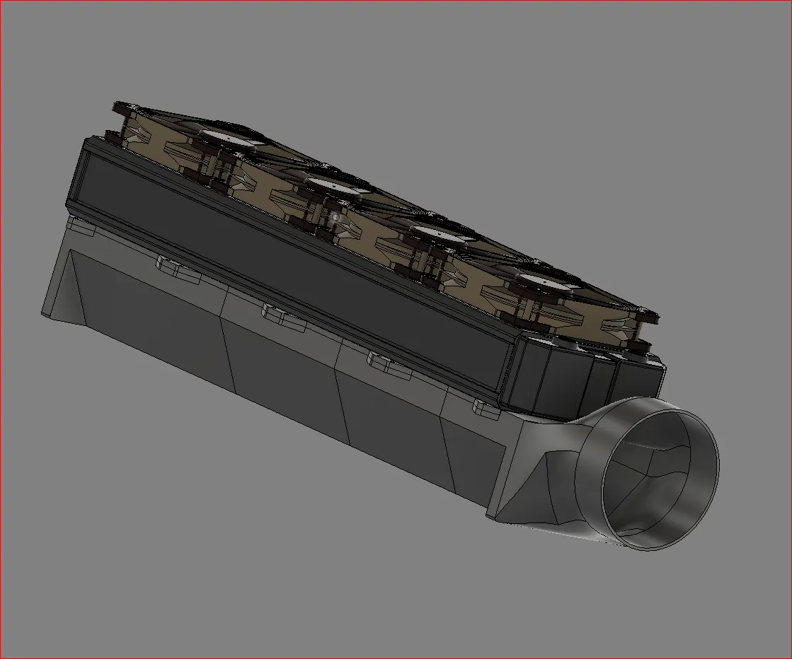 480mm PC Radiator Manifold by Tjunky | Download free STL model ...