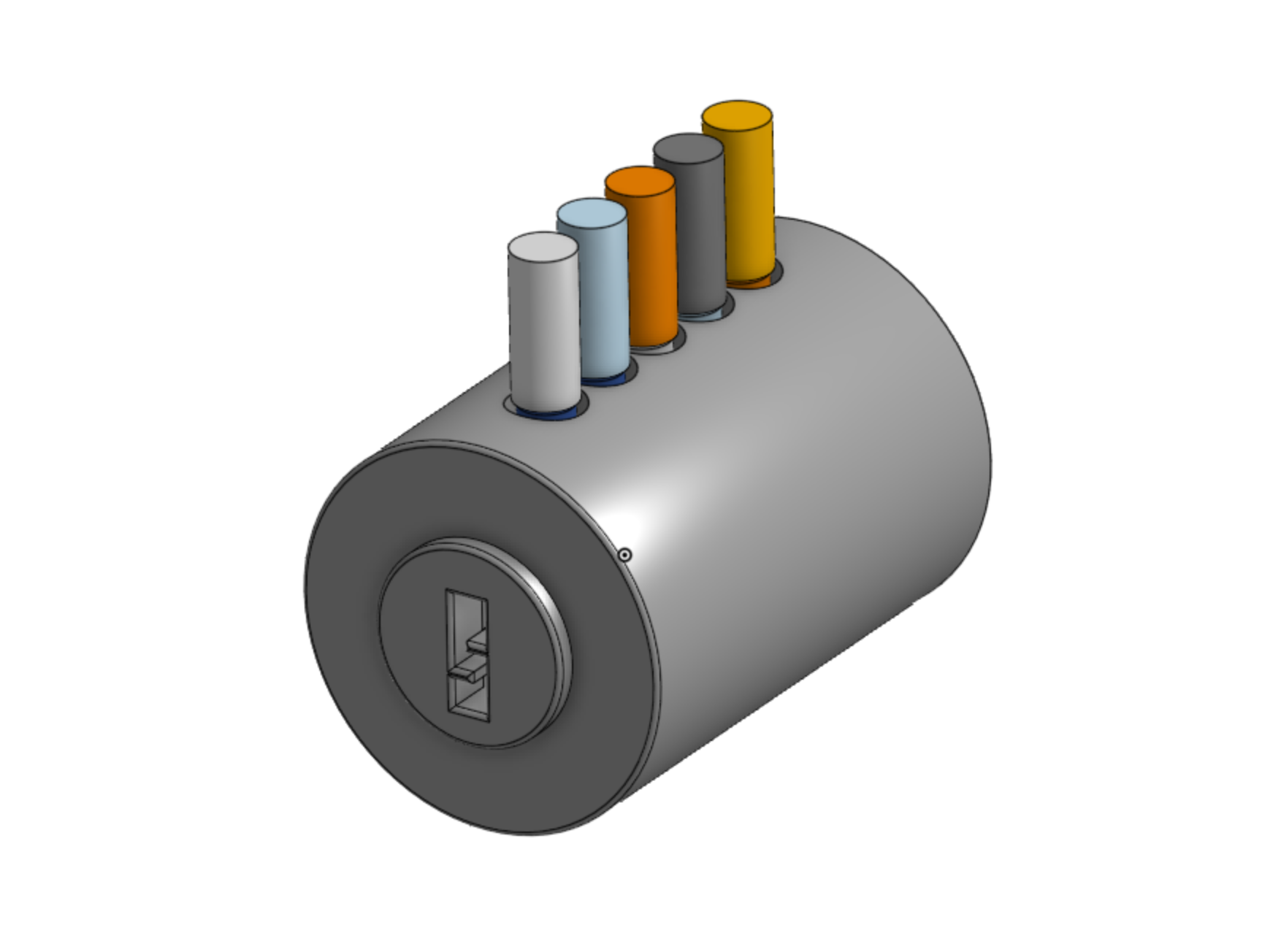Key lock mechanism por P.Fire | Descargar modelo STL gratuito ...