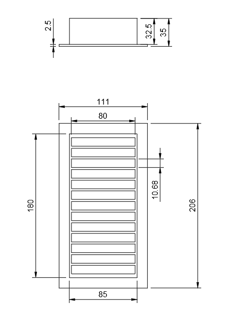 Air vent with pattern by Bastien | Download free STL model | Printables.com