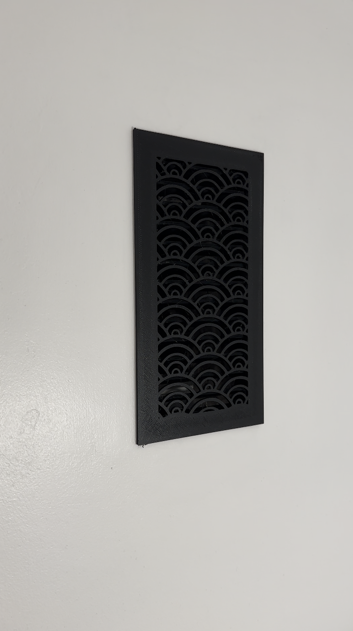 Air vent with pattern by Bastien | Download free STL model | Printables.com