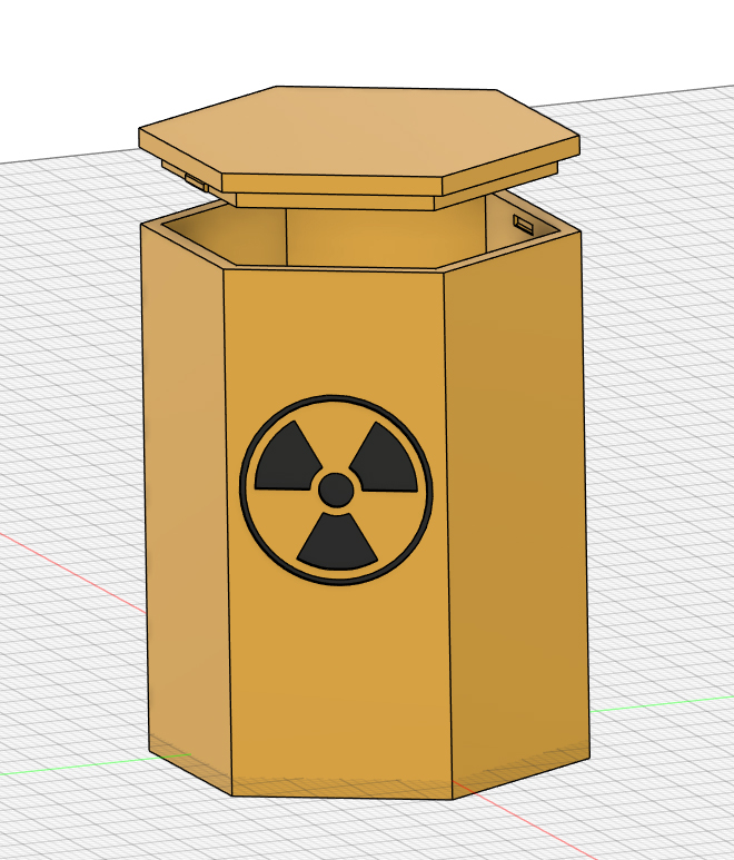 TERRAFORMING MARS Radioactive Nuke Hex Bin by MAKERTEAM® | Download ...